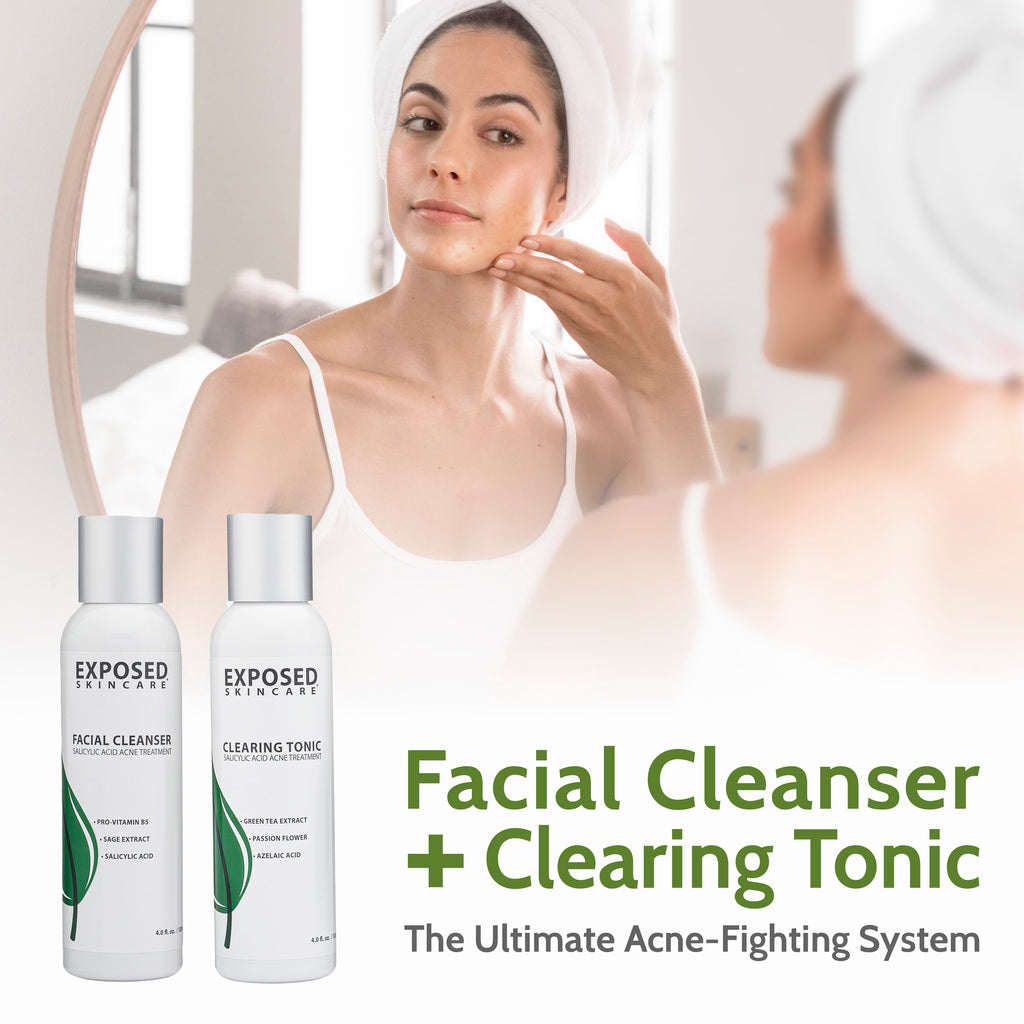 Basic Kit Acne Treatment System | Exposed Skin Care